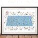 A3 Print, Art Prints, Artwork, Decor, Wall Art, Illustration, Swimming ...