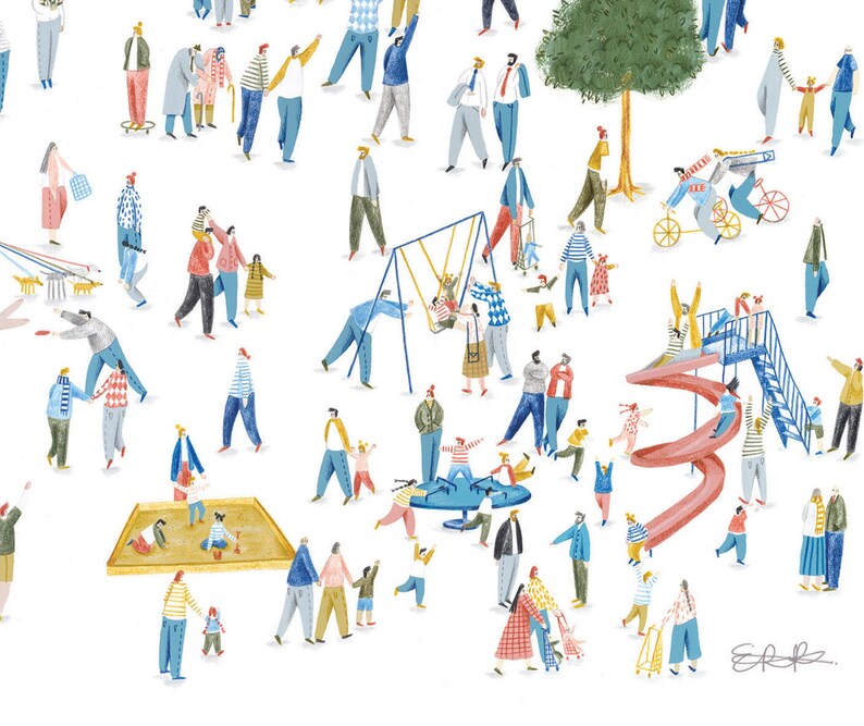 A3 Print Wall Art Detailed Painting Parks and Recreation - Etsy