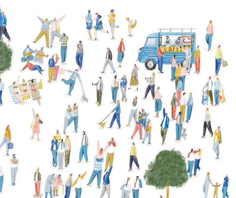 A3 Print Wall Art Detailed Painting Parks and Recreation - Etsy