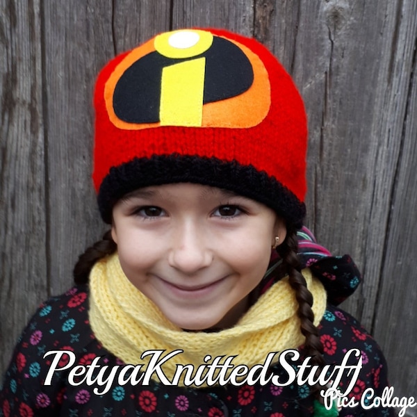 Superhero Knitted Hat - Etsy