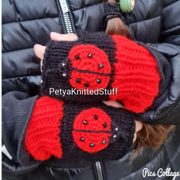 Red Gloves - Etsy