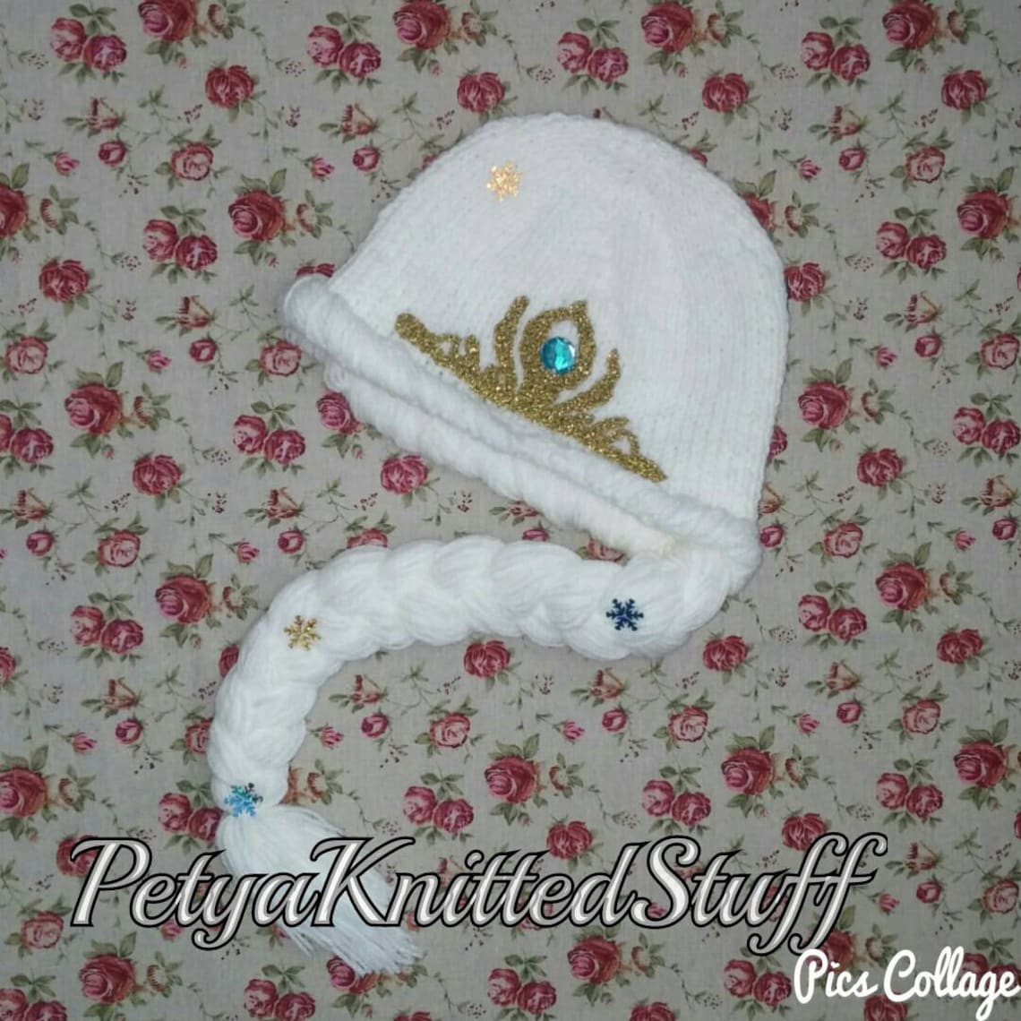 Elsa Frozen Inspired Hat Knitted Elsa Hat Frozen Hat - Etsy