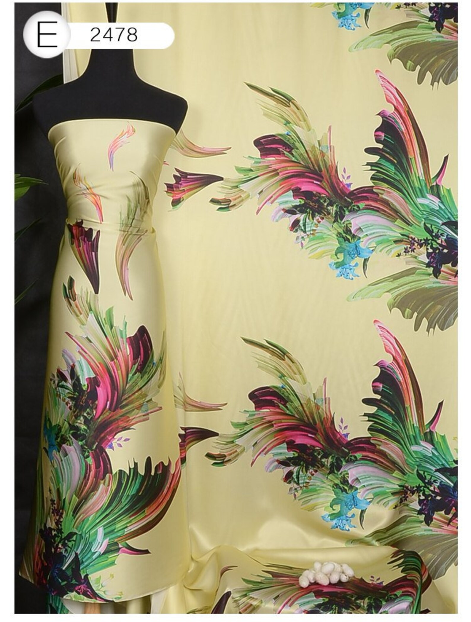 100% Mulberry Luxury Print Silk Couture Satin Fabric Abstract - Etsy