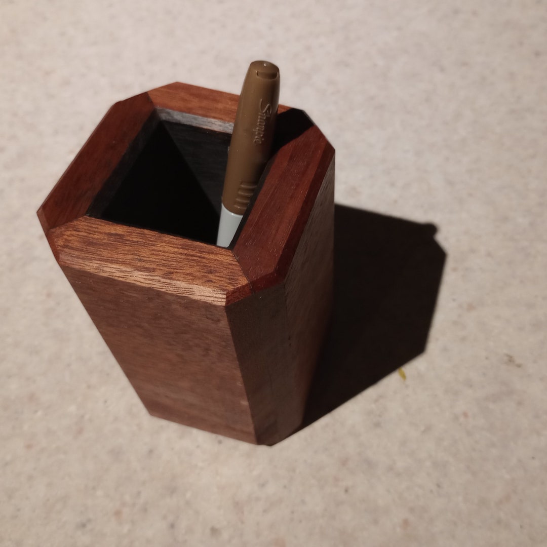 Handsome Art Deco Mahogany Tool Holder With Salvaged Brass - Etsy