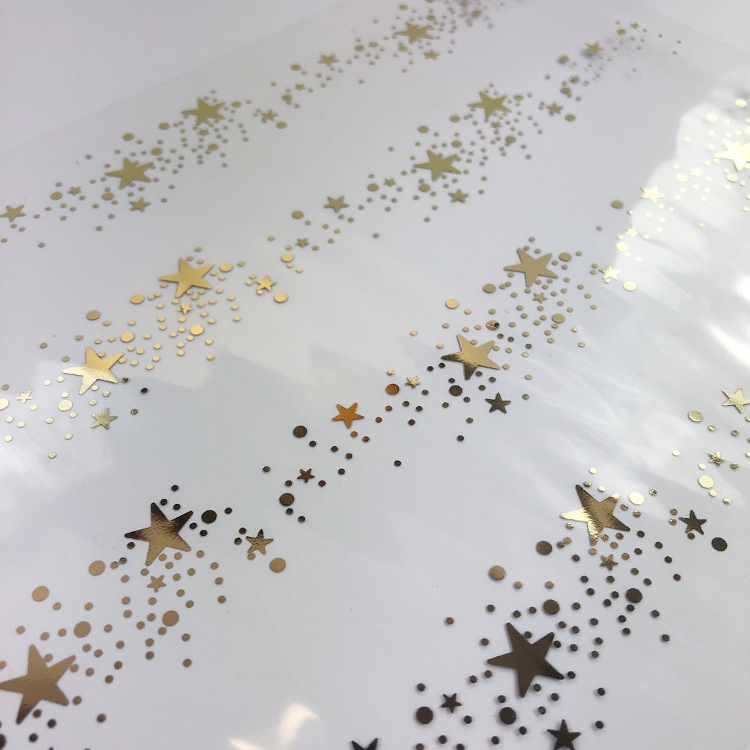 STARLIGHT Foiled Acetate A4 Gold Foil - Etsy