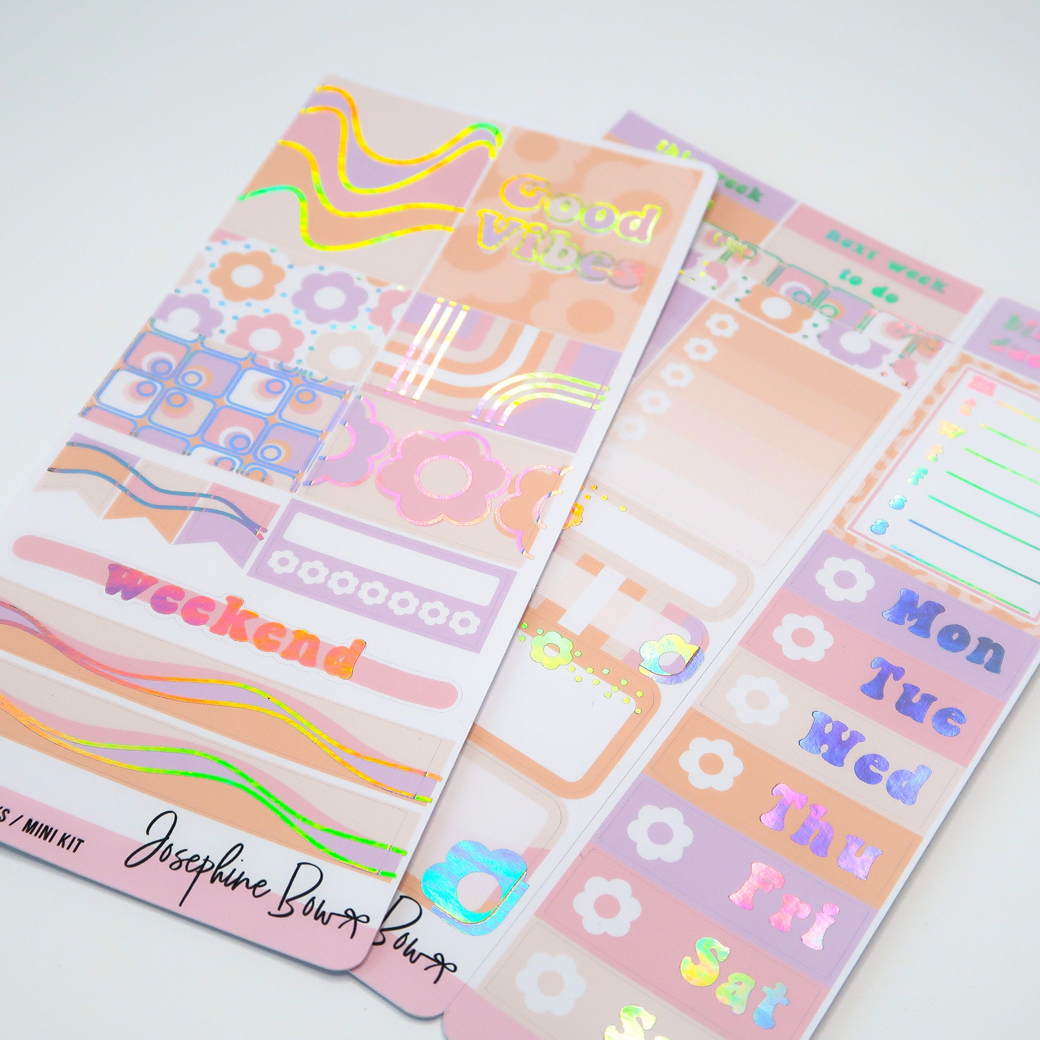 GOOD VIBES Print Pression PP Weeks Kit Mini Kit Planner - Etsy