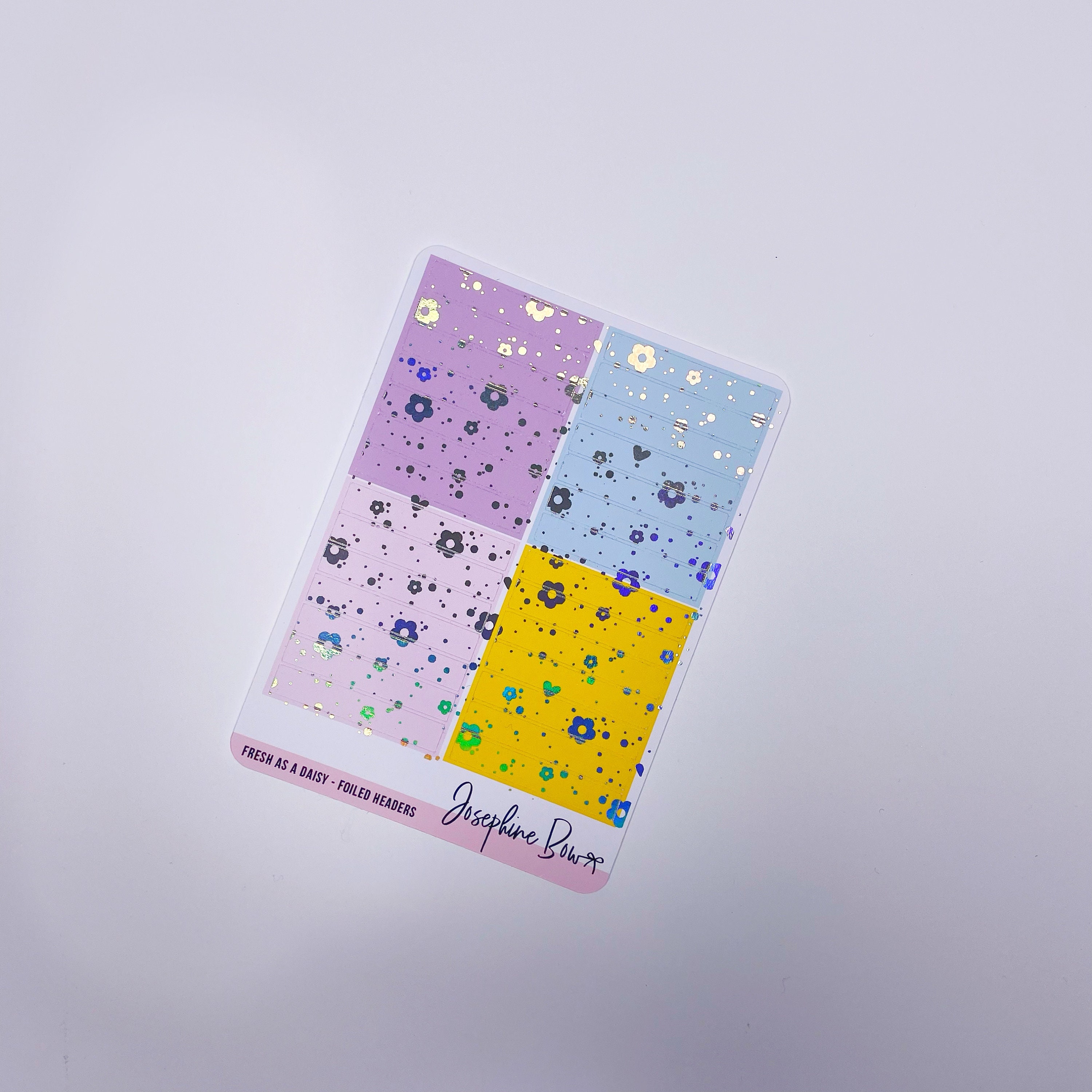 Purple Daisy Headers