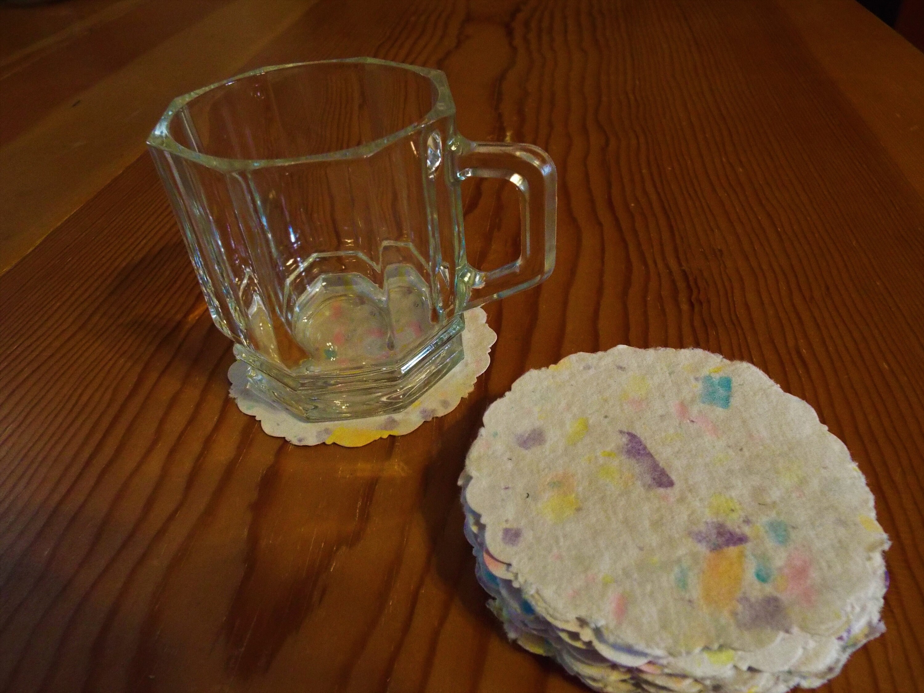Handmade Paper Coasters Set of 12 Party Coasters Bar - Etsy