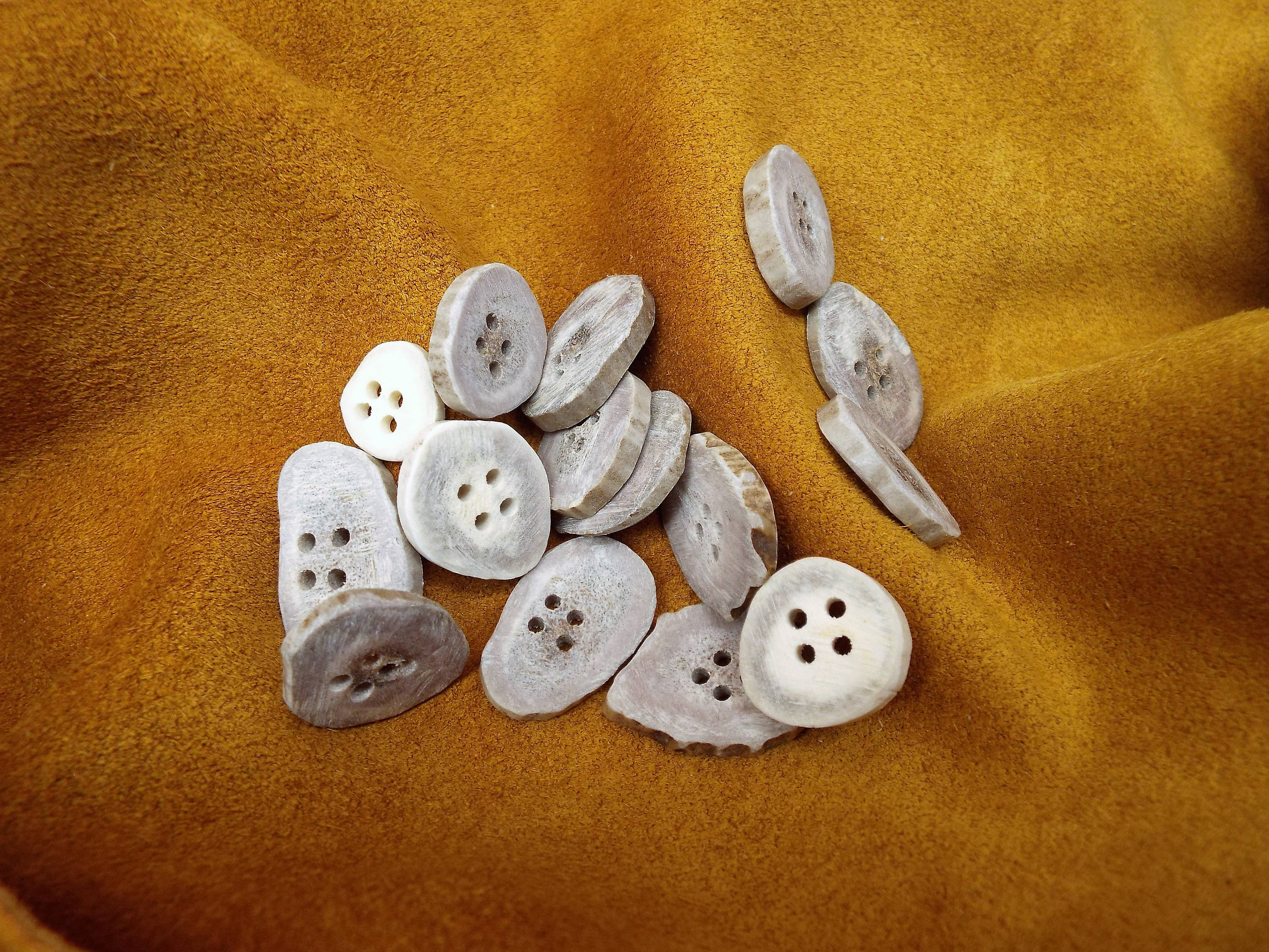 Antler Buttons,8 White Tail Deer Antler Buttons - Etsy Canada