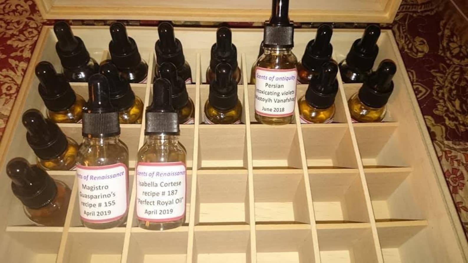 Sample Set of Recreated Perfumes From High Medieval Period and ...