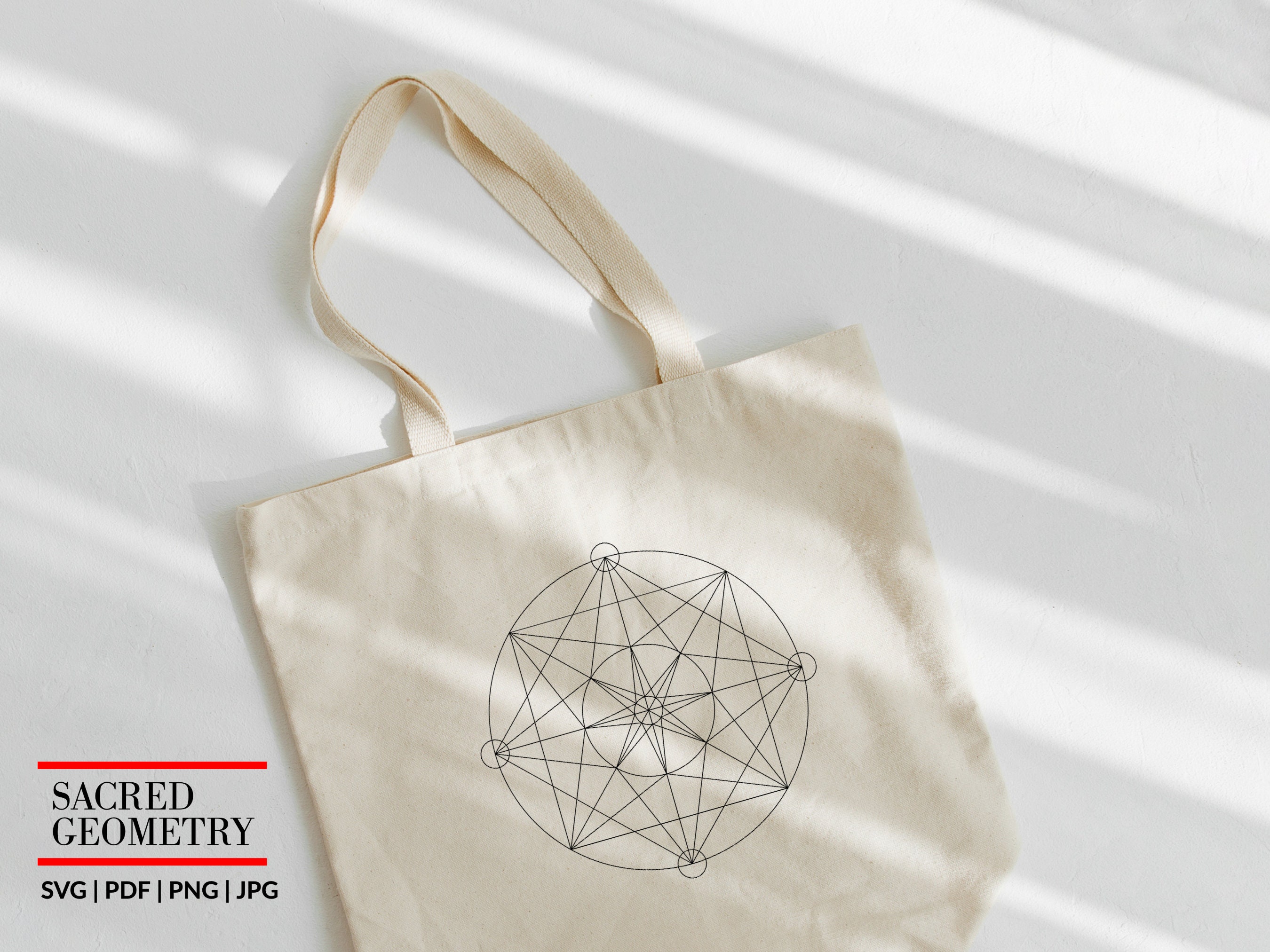 Octagram Sacred Geometry Vector: Star of Venus (digital File) - Etsy