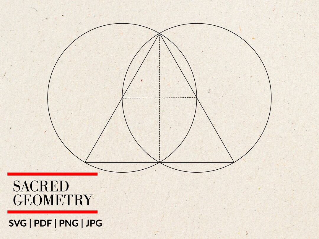 Sacred Geometry SVG Equilateral Triangle Cut File Digital - Etsy