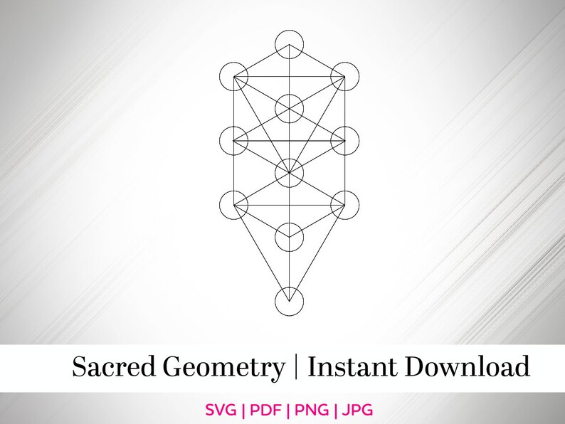 Geometría Sagrada SVG, Árbol de la Vida, Cábala, Cábala, Archivo ...