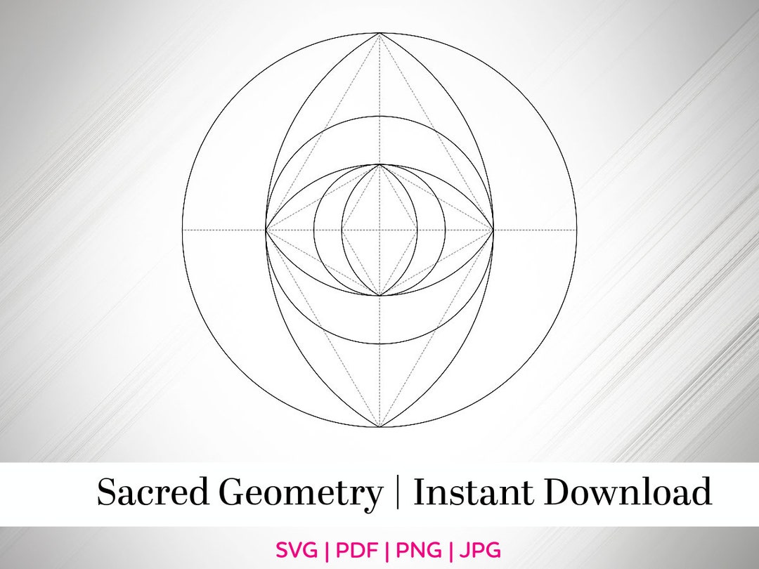 Sacred Geometry, Vesica Pisis, Eye of GOD, Eye of Horus, Crystal Grid ...