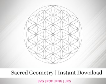 Sacred Geometry SVG, Galaxy Prism, Universe, Digital File, New Age ...