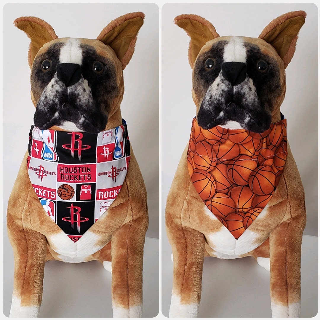 Reversible Bandana, Made With Houston Rockets Fabric, Basketball, Scarf ...