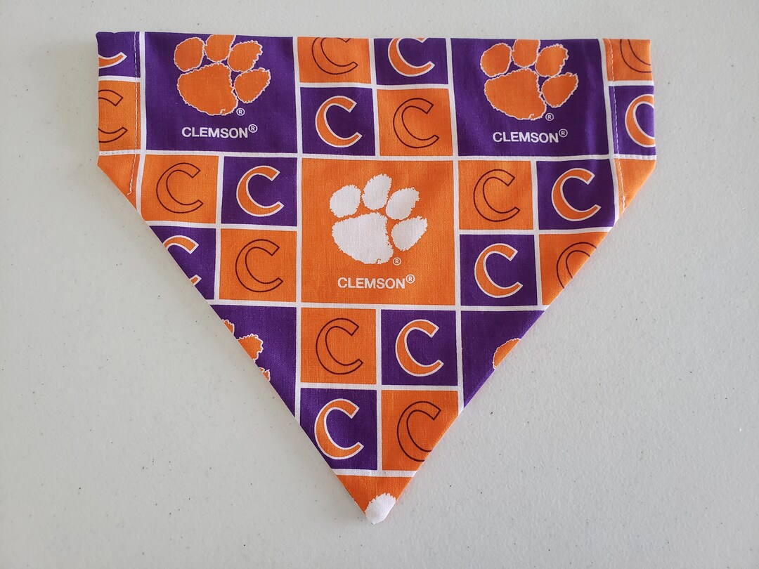 Reversible Bandana, Made With Clemson University Fabric South Carolina ...