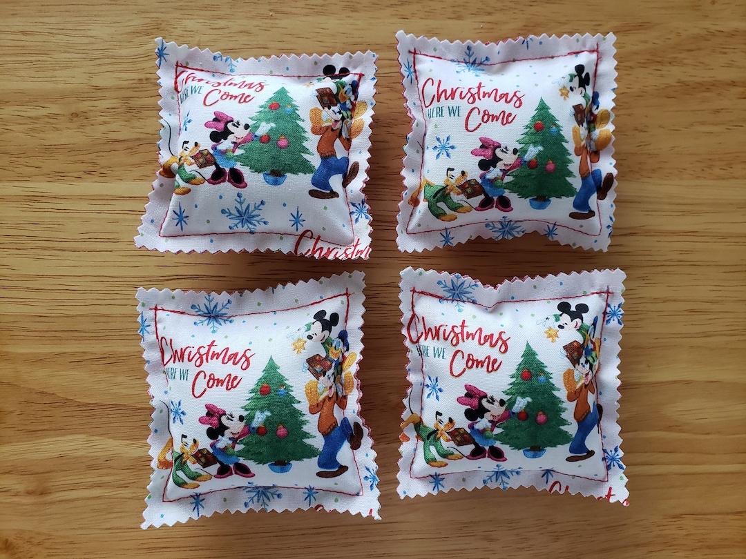 Catnip Ravioli Pillow Toys, Christmas Made From Mickey Mouse and Minnie ...