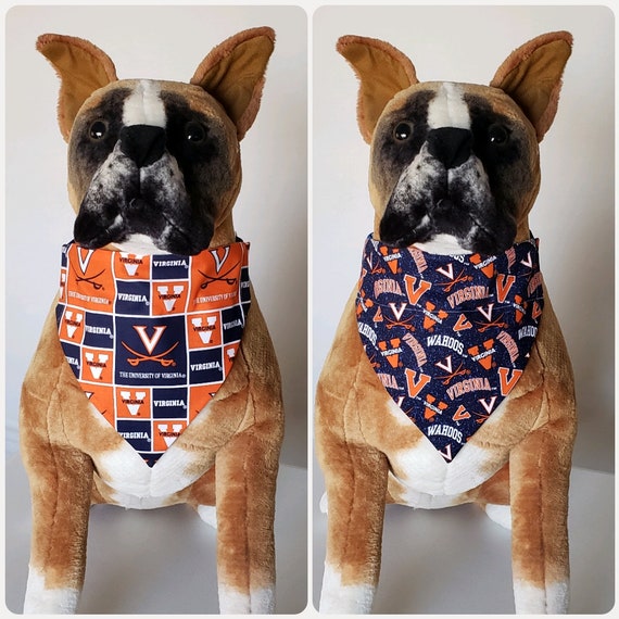 Reversible Bandana Made With University of Virginia Fabric | Etsy