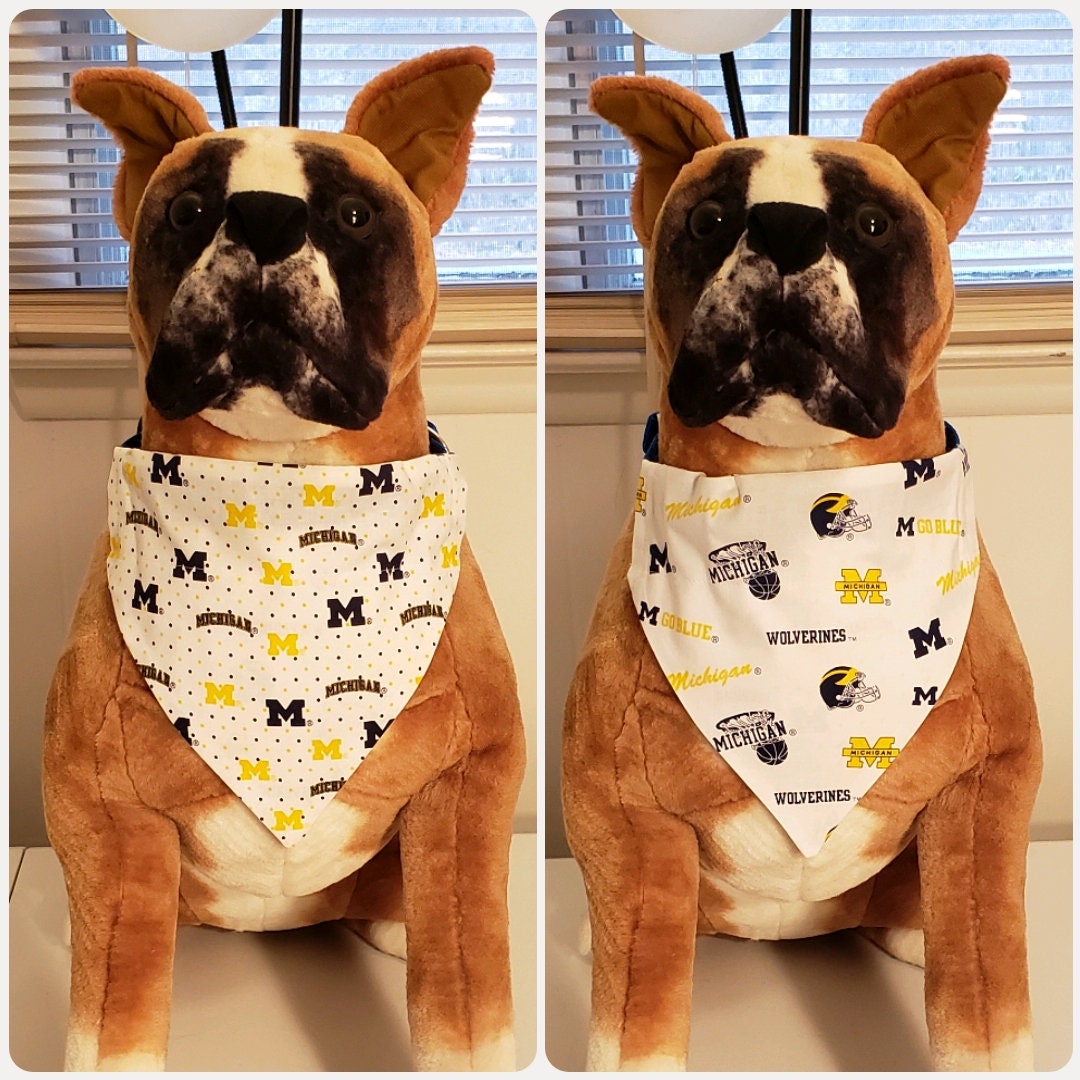 Reversible Bandana, Made With University of Michigan Fabric, Wolverines ...