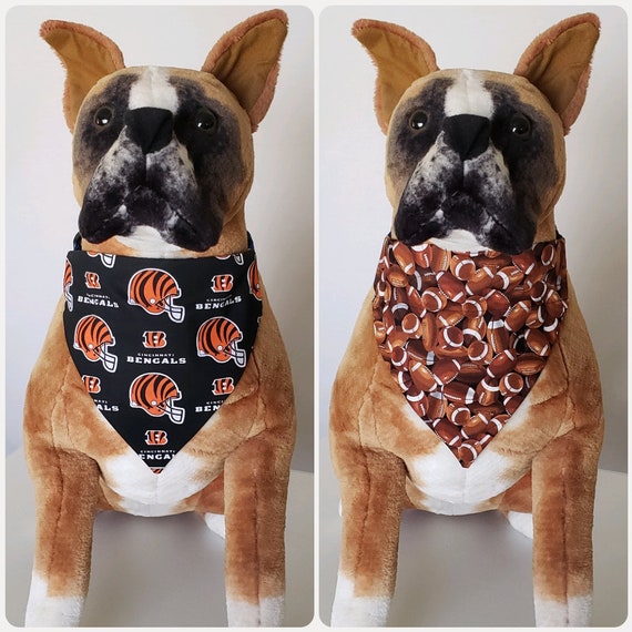 Reversible Bandana Made With Cincinnati Bengals Fabric Scarf | Etsy
