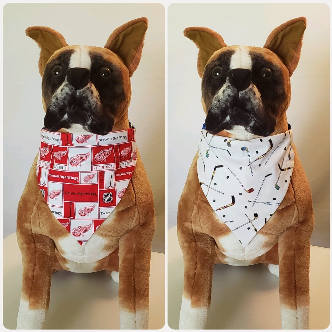 Reversible Bandana Made With Red Wings Fabric, Michigan, Detroit ...