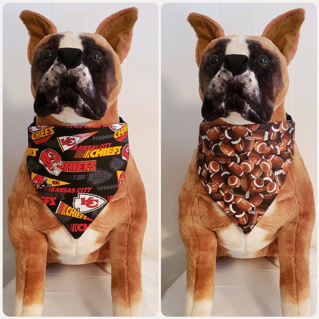 Reversible Bandana, Made With Kansas City Chiefs Fabric, Pennants ...