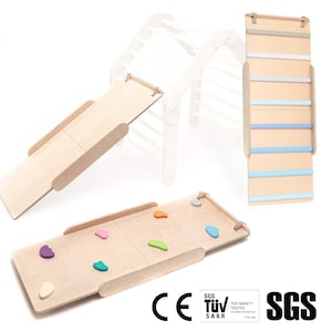 HAPPYMOON® Ramps, Double-sided Ramp, Board, Slide, Montessori Toys ...