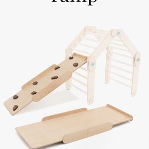 HAPPYMOON® Ramps, Double-sided Ramp, Board, Slide, Montessori Toys ...