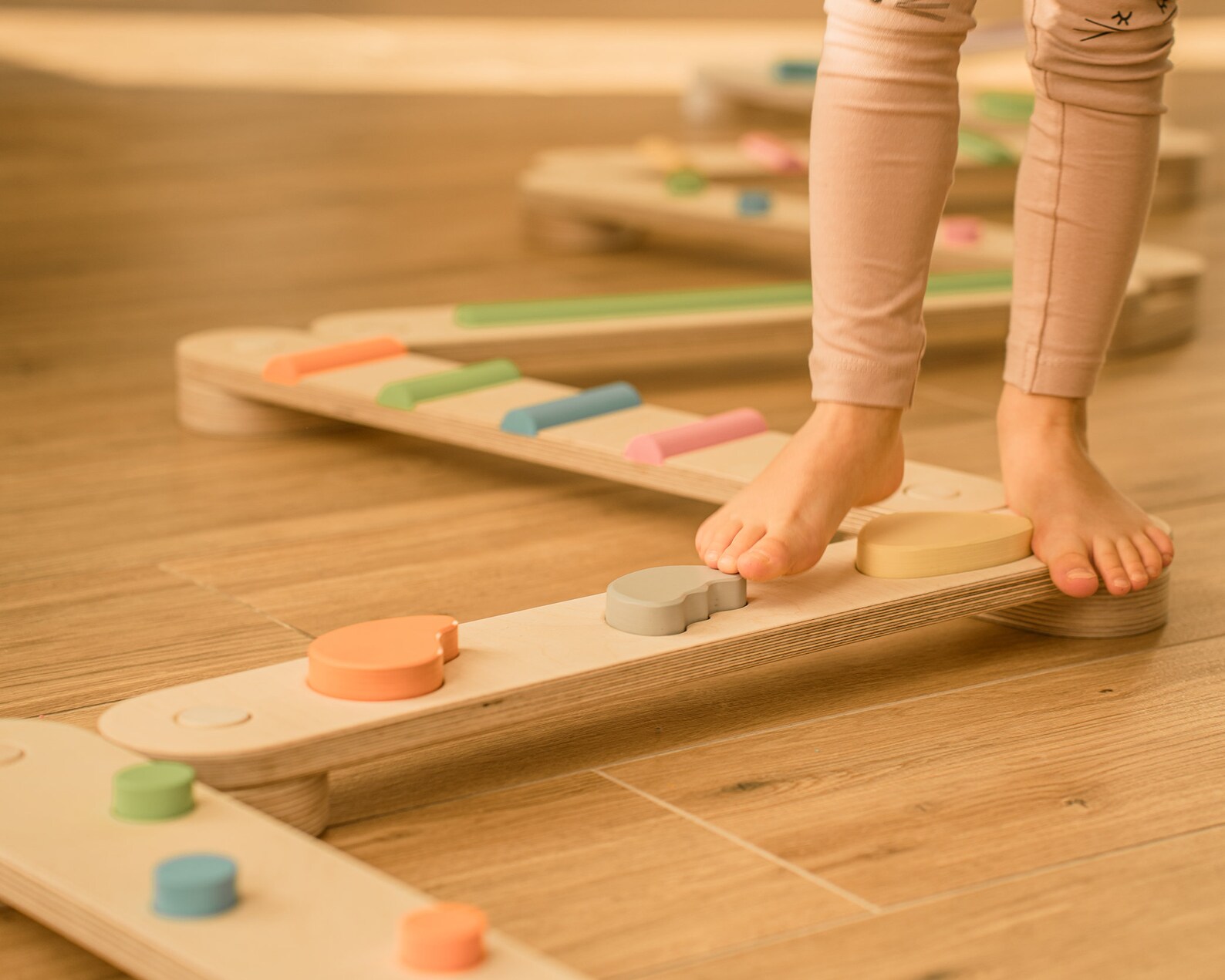 Double-sided Balance Beam Set From 8, Wooden Balance Board, Montessori ...