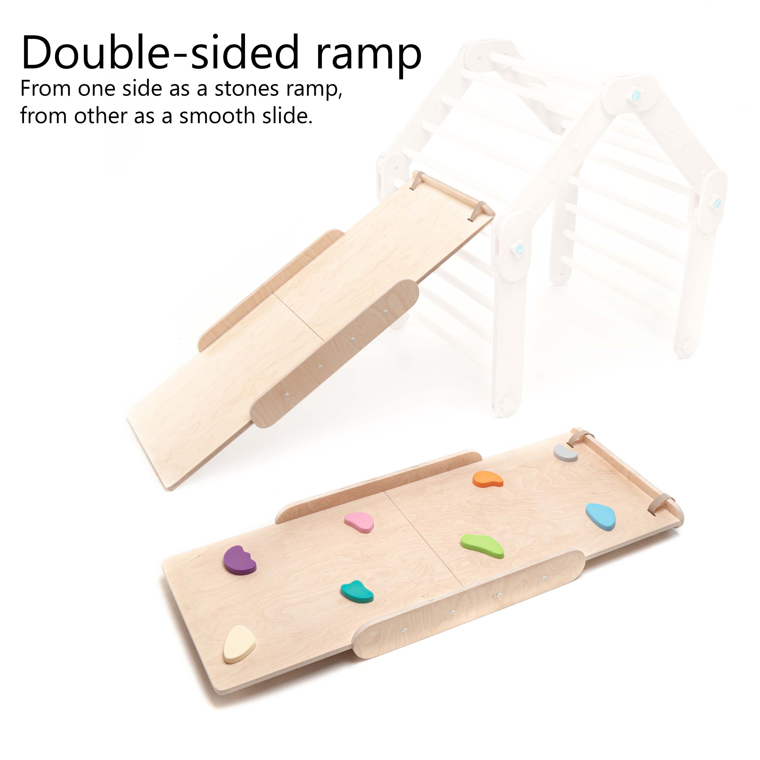 HAPPYMOON® Ramps Double-sided Ramp Board Slide Montessori - Etsy UK