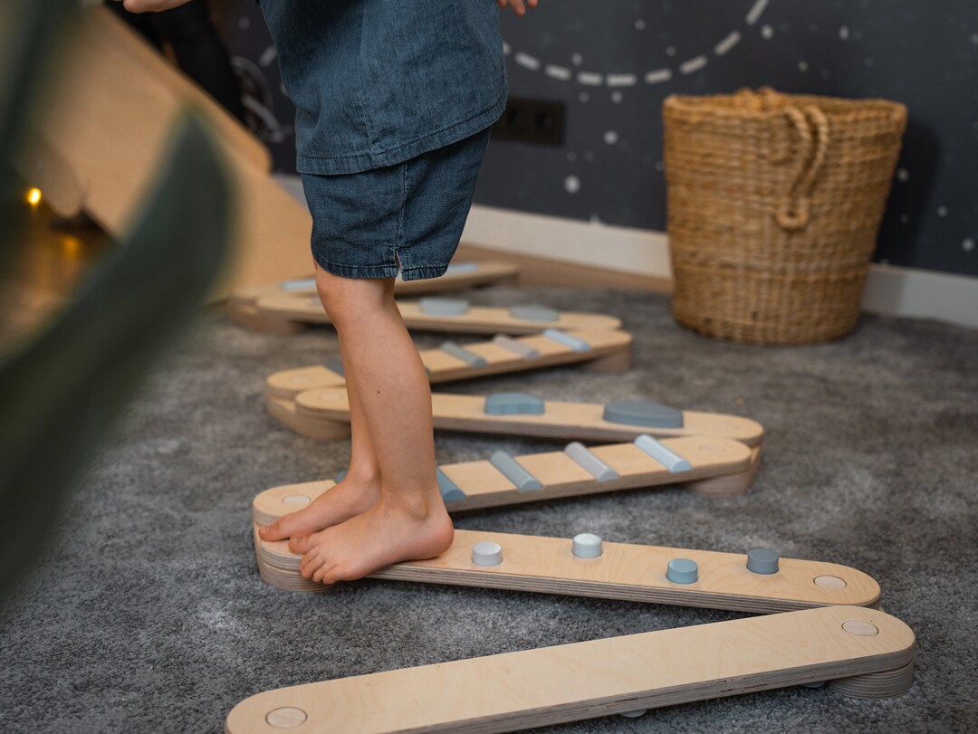 Balance Beam Set From 4, 6 or 8 Beams, Montessori Toy, Gift for Kids ...