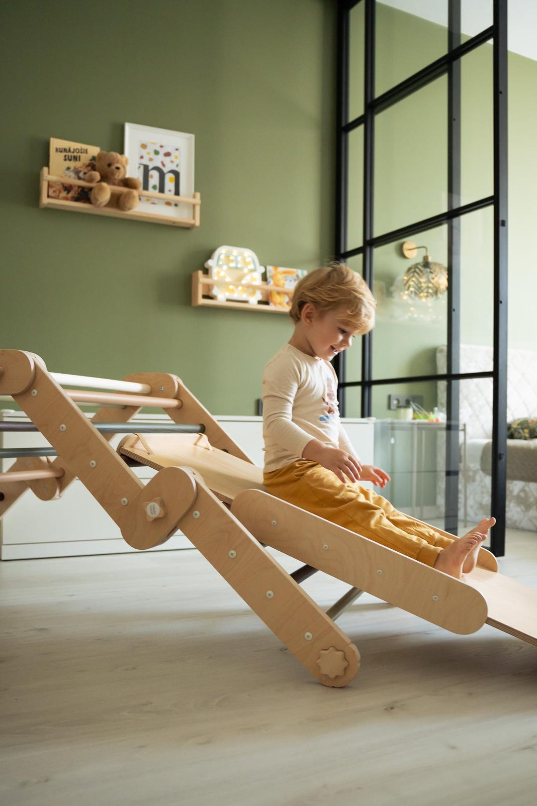 HAPPYMOON® Ramps, Double-sided Ramp, Board, Slide, Montessori Toys ...