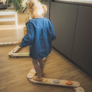 Balance Beam Set From 6 Beams, Double Sided Balance Beam Set for Kid ...