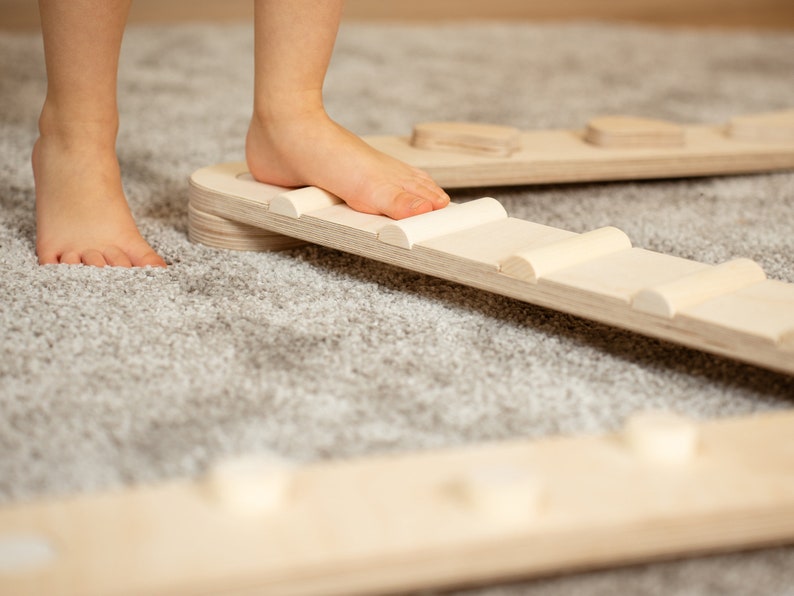 Double-sided Natural Balance Beam Set From 4 6 or 8 Beams - Etsy