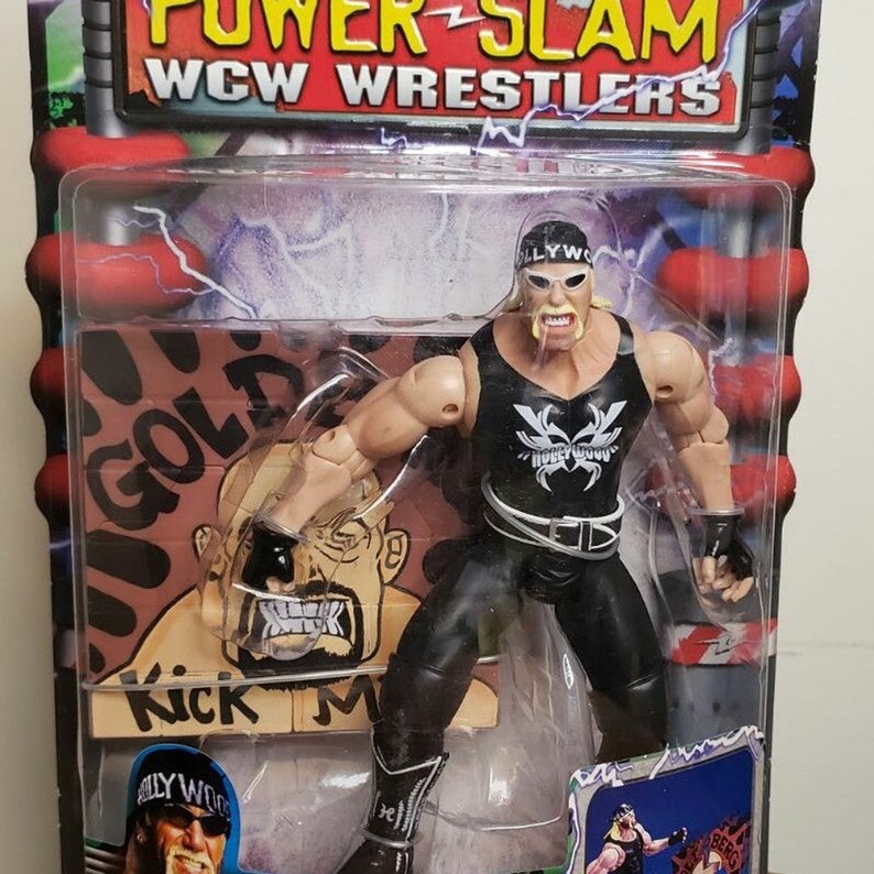 Power Slam WCW Hollywood Hulk Hogan NWO Wrestling Figure MOC - Etsy