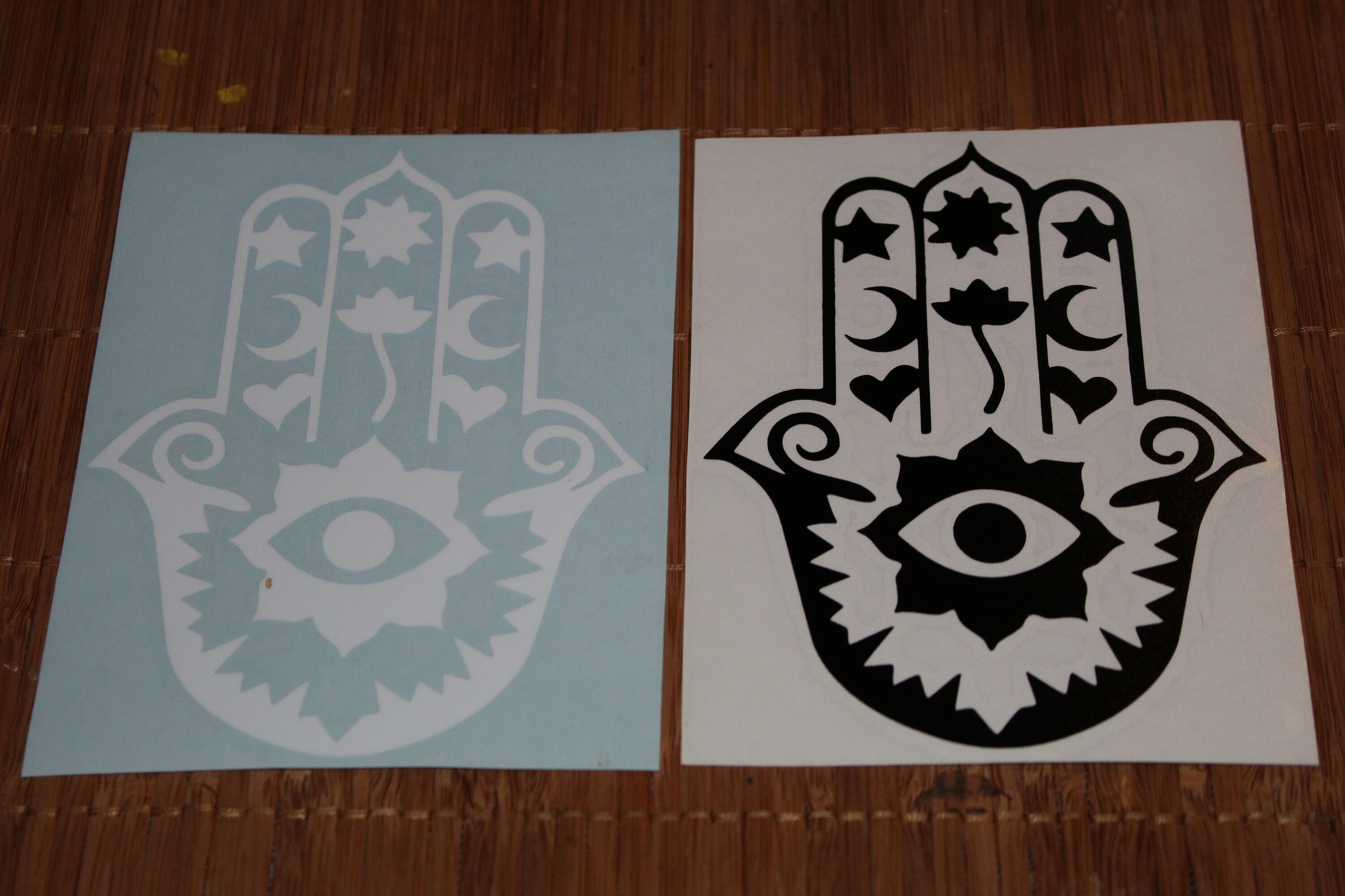 Hamsa Sticker Bumper Sticker Vinyl Sticker Hamsa Hand Sticker Hand of ...
