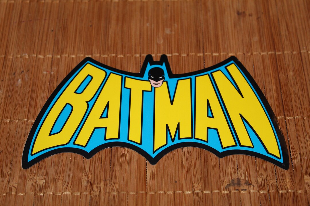 Batman Sticker // Batgirl Sticker // Original Retro Vintage Sticker ...