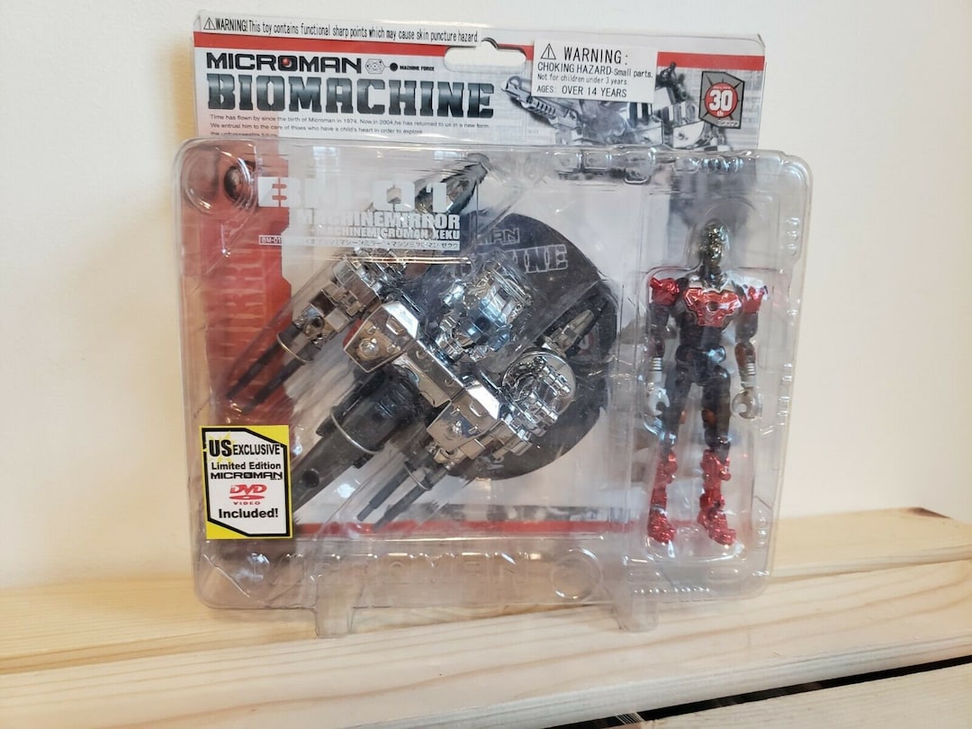 Takara Tomy Microman Biomachine BM-01 Machinemirror Xeku 4" Action ...