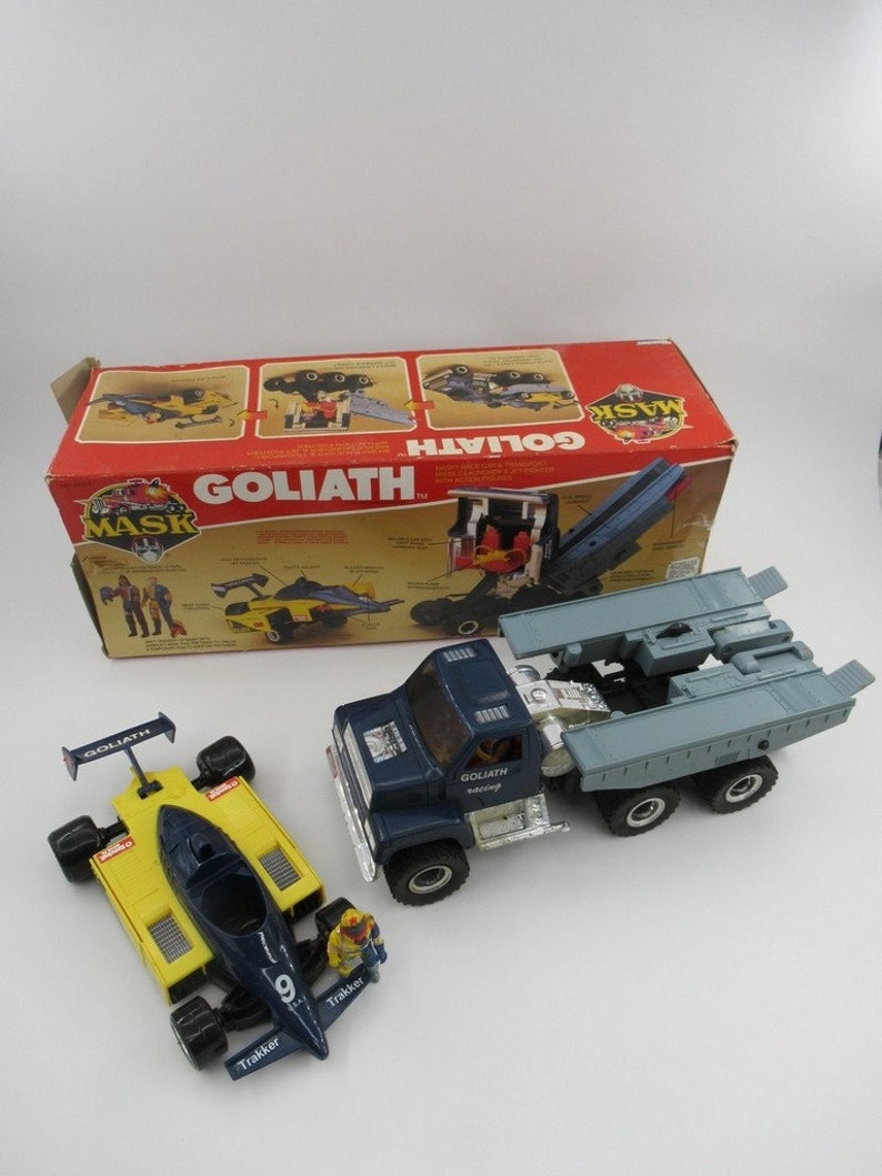 MASK Goliath Vehicle and Figures W/ Box - 1987 - Series 3 - Etsy