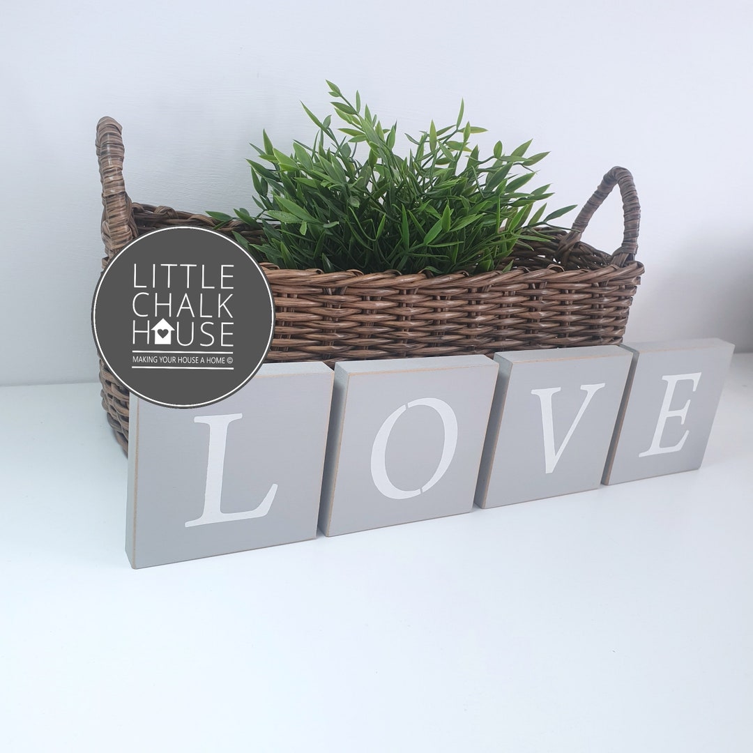 LOVE, Wall Letters - Etsy
