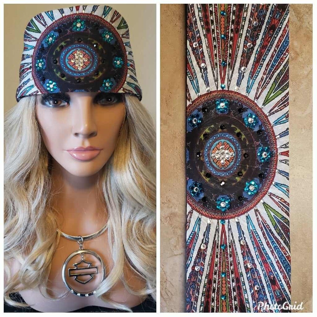 Bling Black/white Gypsy Scarf - Etsy