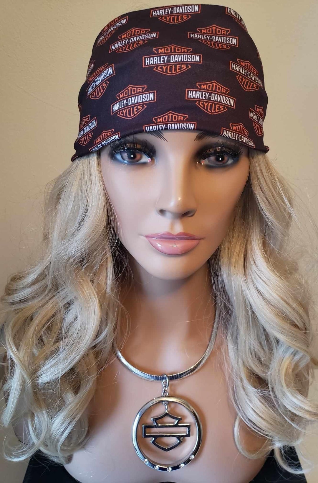 Orange Biker Twisted Stretch Headband - Etsy