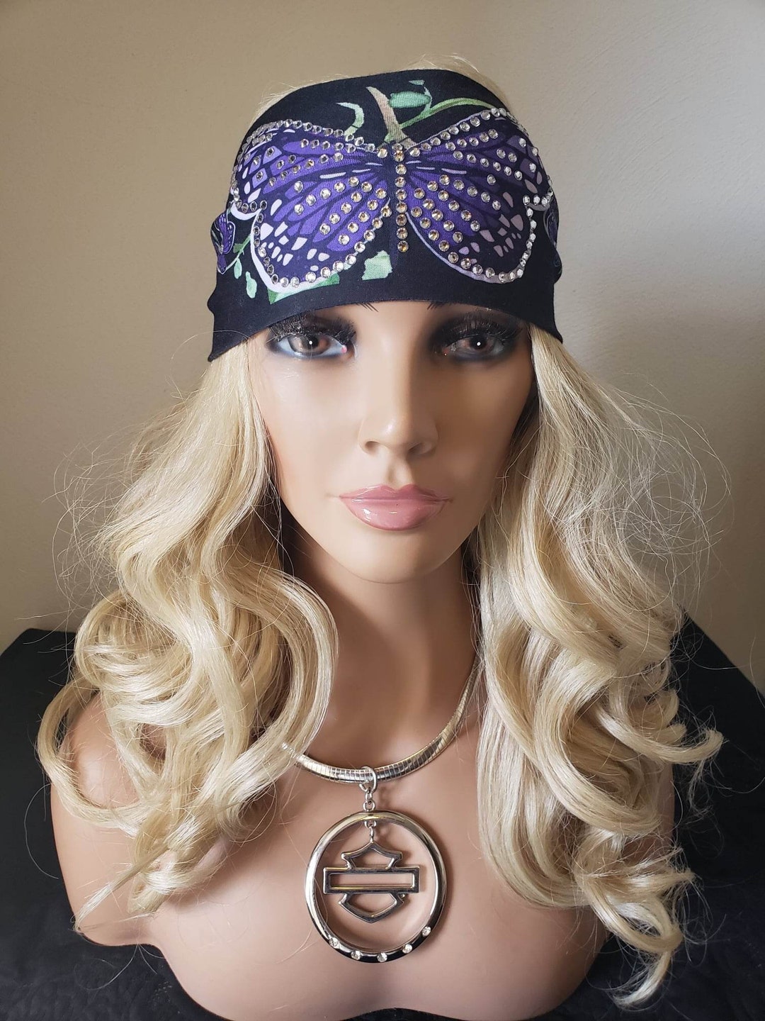 Bling Butterfly/dragonfly Stretch Headband - Etsy