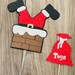 Santa Legs Cake, Santa Cake Topper Legs, Christmas Cake Topper, Holiday ...
