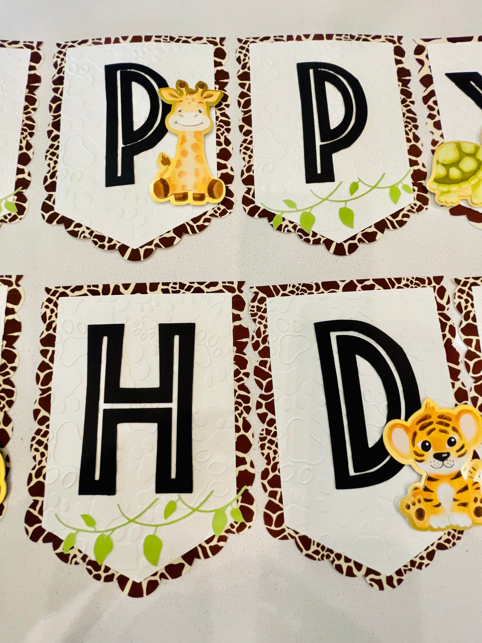 Jungle Safari Animal Birthday Banner Zoo Themed Birthday - Etsy