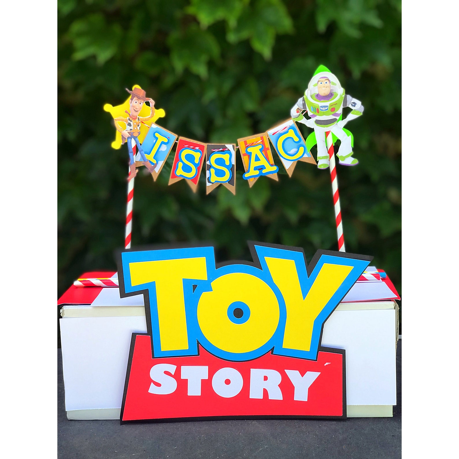 Toy Story Cake Topper Toy Story Party Woody and Jessie Cake | Etsy