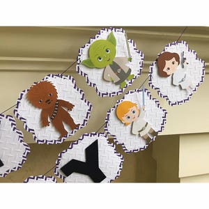 STAR WARS Baby Shower Banner, It's A Girl, Jedi Princess Banner, Star ...