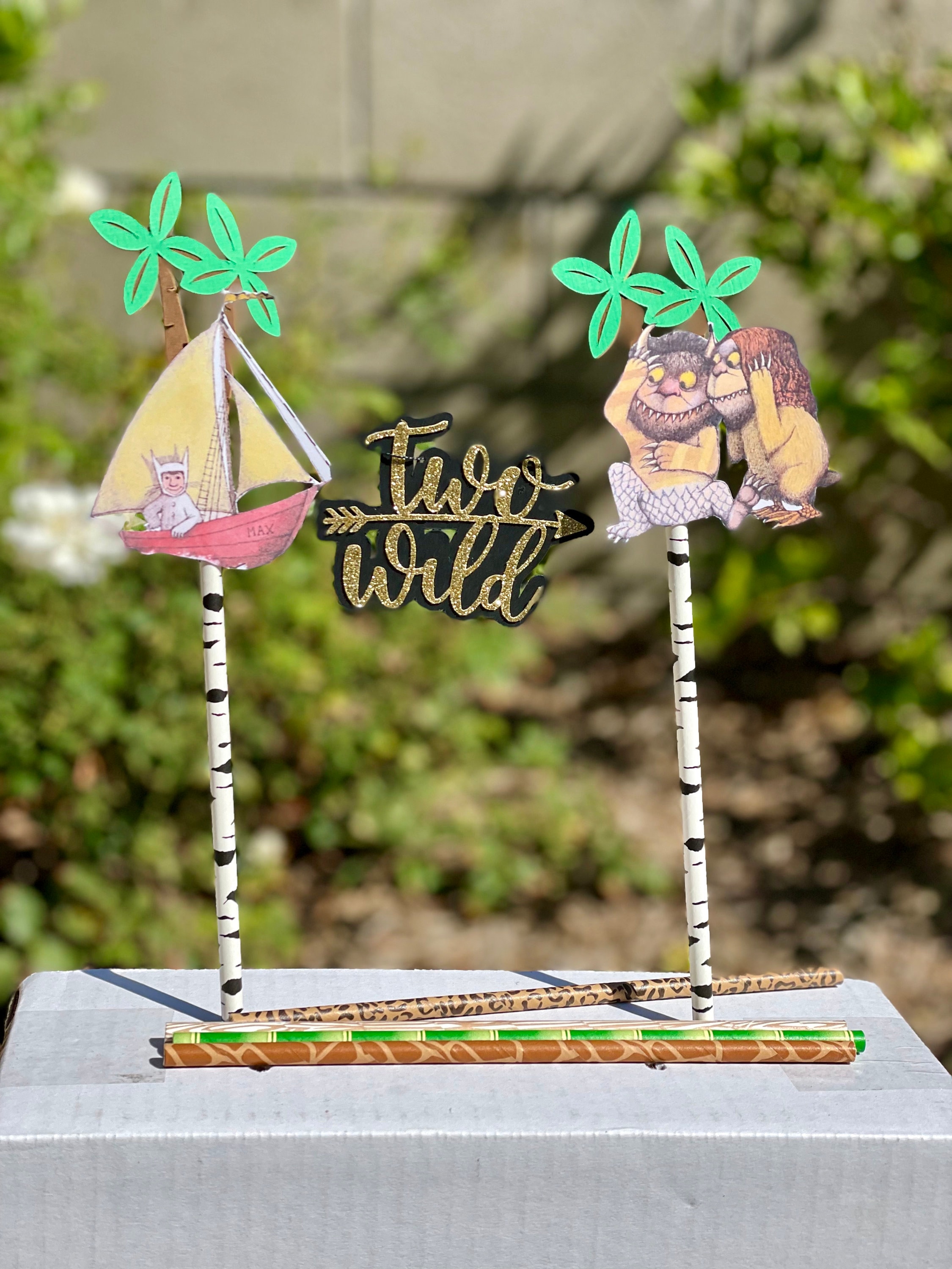 TWO WILD Cake Topper Where the Wild Things Are Cake Topper | Etsy