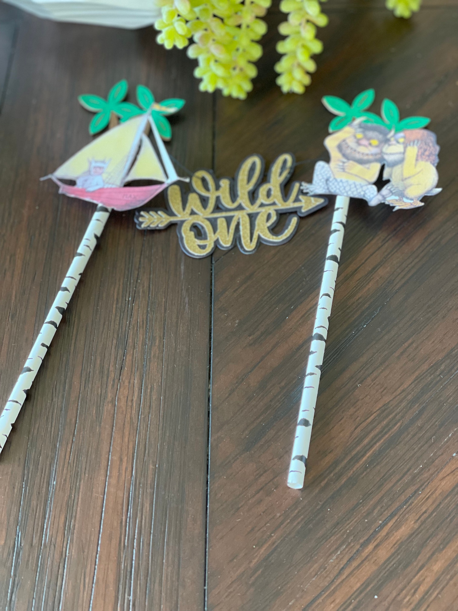 Where the Wild Things Are Cake Topper, Wild One Cake Topper , Wild One ...